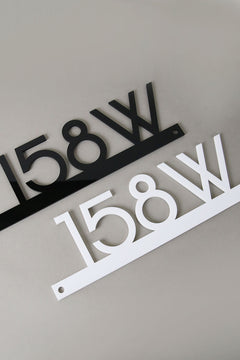 Custom House Name Plates and Signs - Acrylic, Metal, Stainless Steel ...